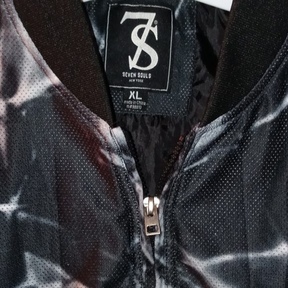 Seven Souls | Jackets & Coats | 7s Seven Souls 0 Polyester Tie Dye Zip ...